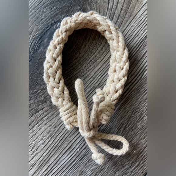 Jewelry | Bohemian Cream Rope Bracelet | Poshmark